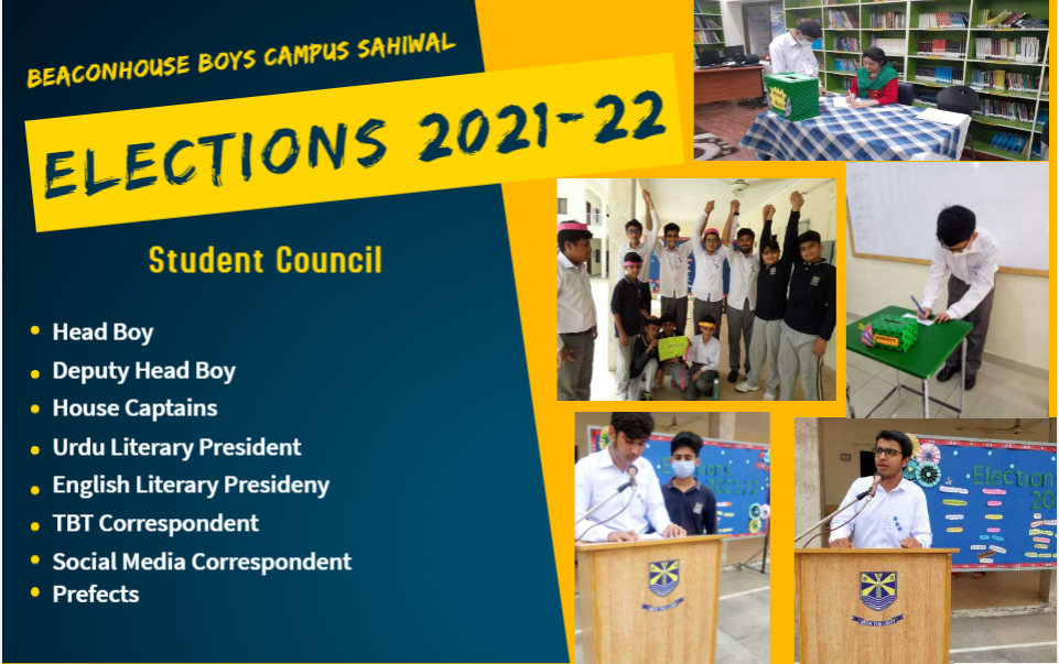 Student Council For Academic Year 2021 2022 Beaconhouse Sahiwal Boys