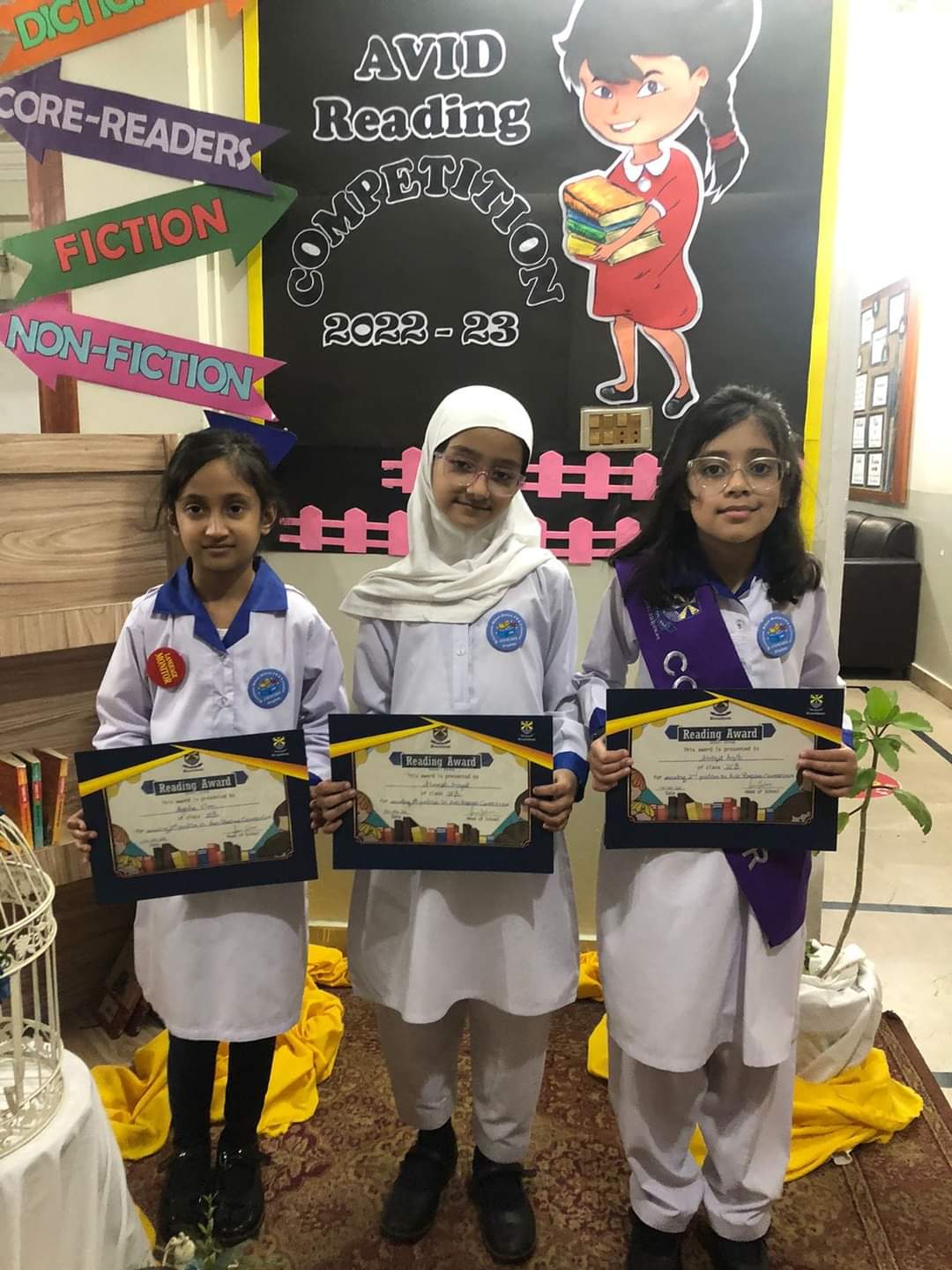 Avid Reading Competition Result 2023 – PWD Primary and Middle