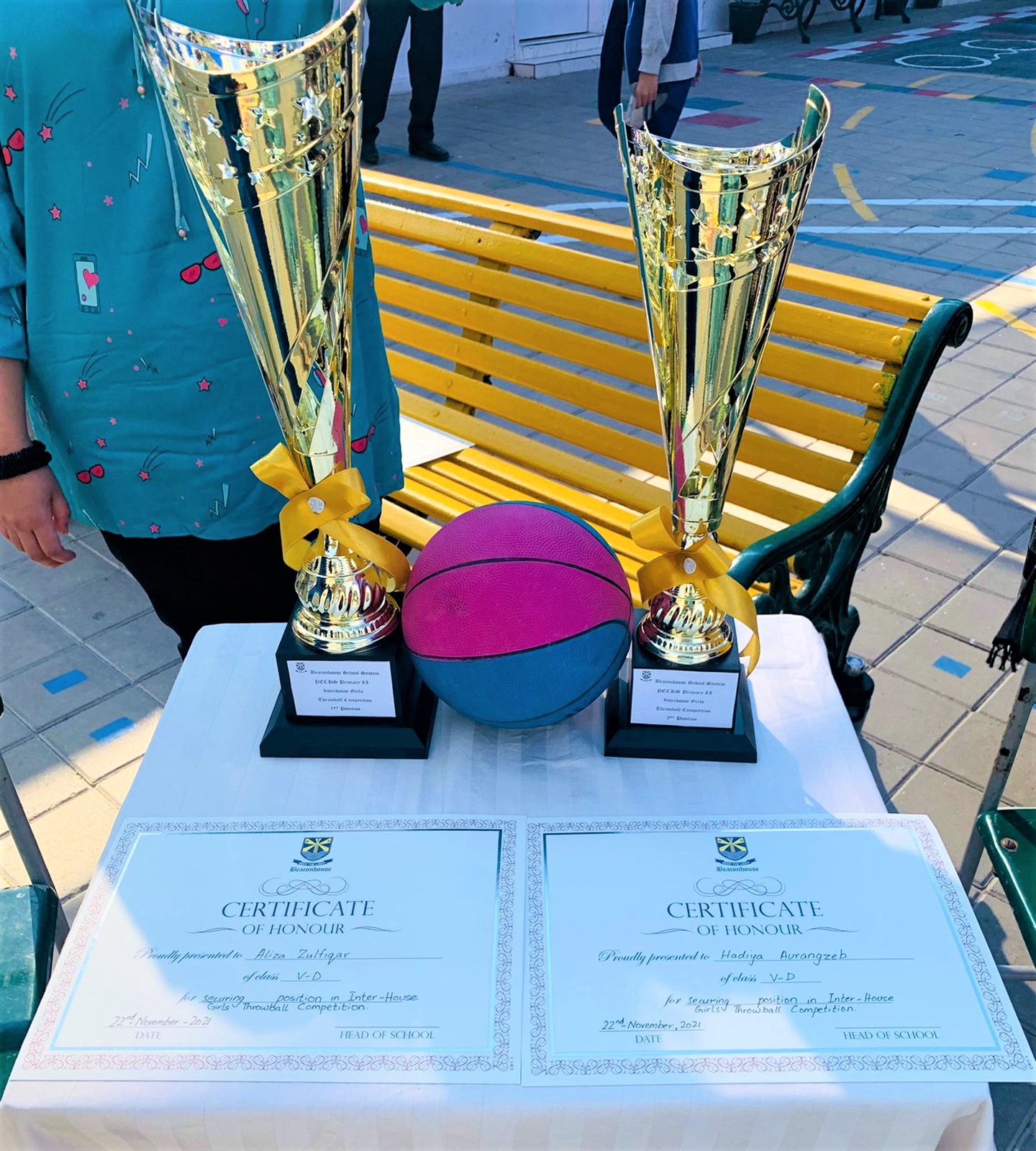 Inter-House School Throwball Competition. – PECHS Primary II, Karachi