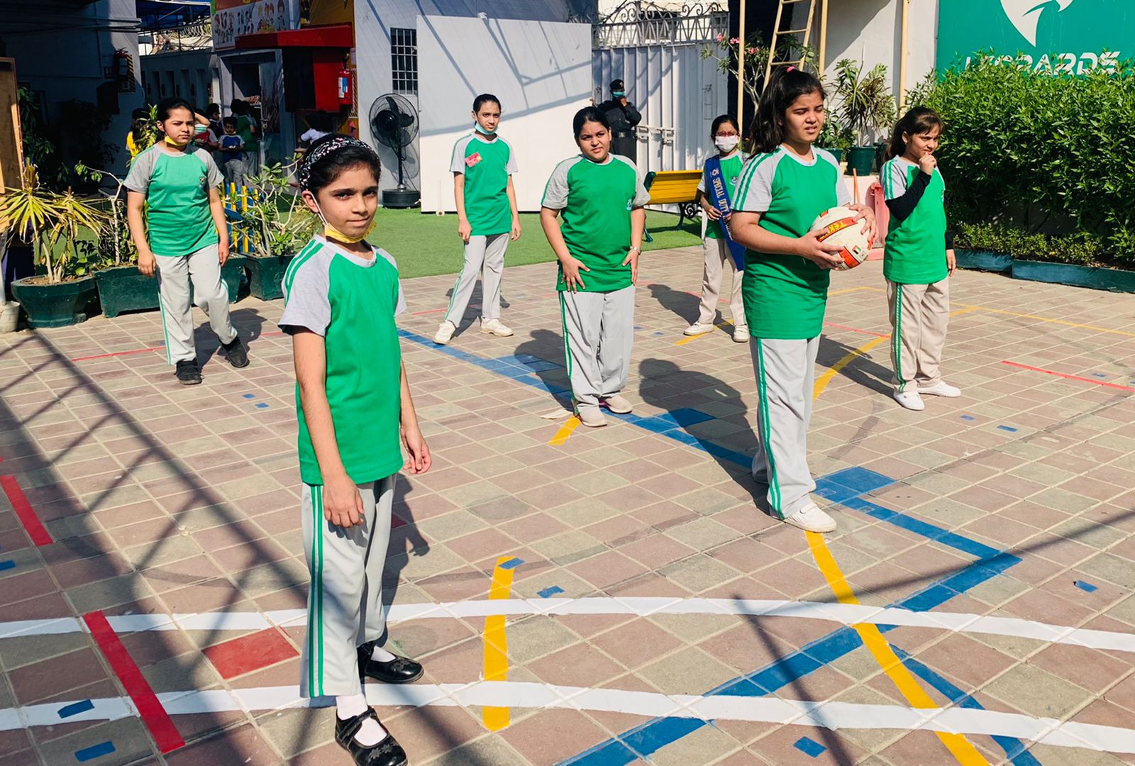 Inter-House School Throwball Competition. – PECHS Primary II, Karachi