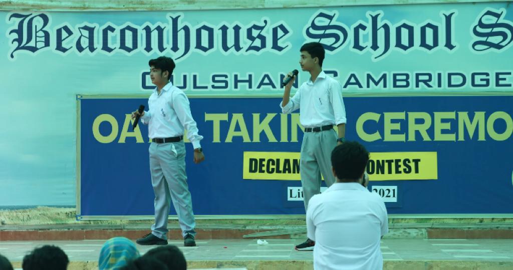 Declamation Contest 2021 – Gulshan Cambridge, Karachi